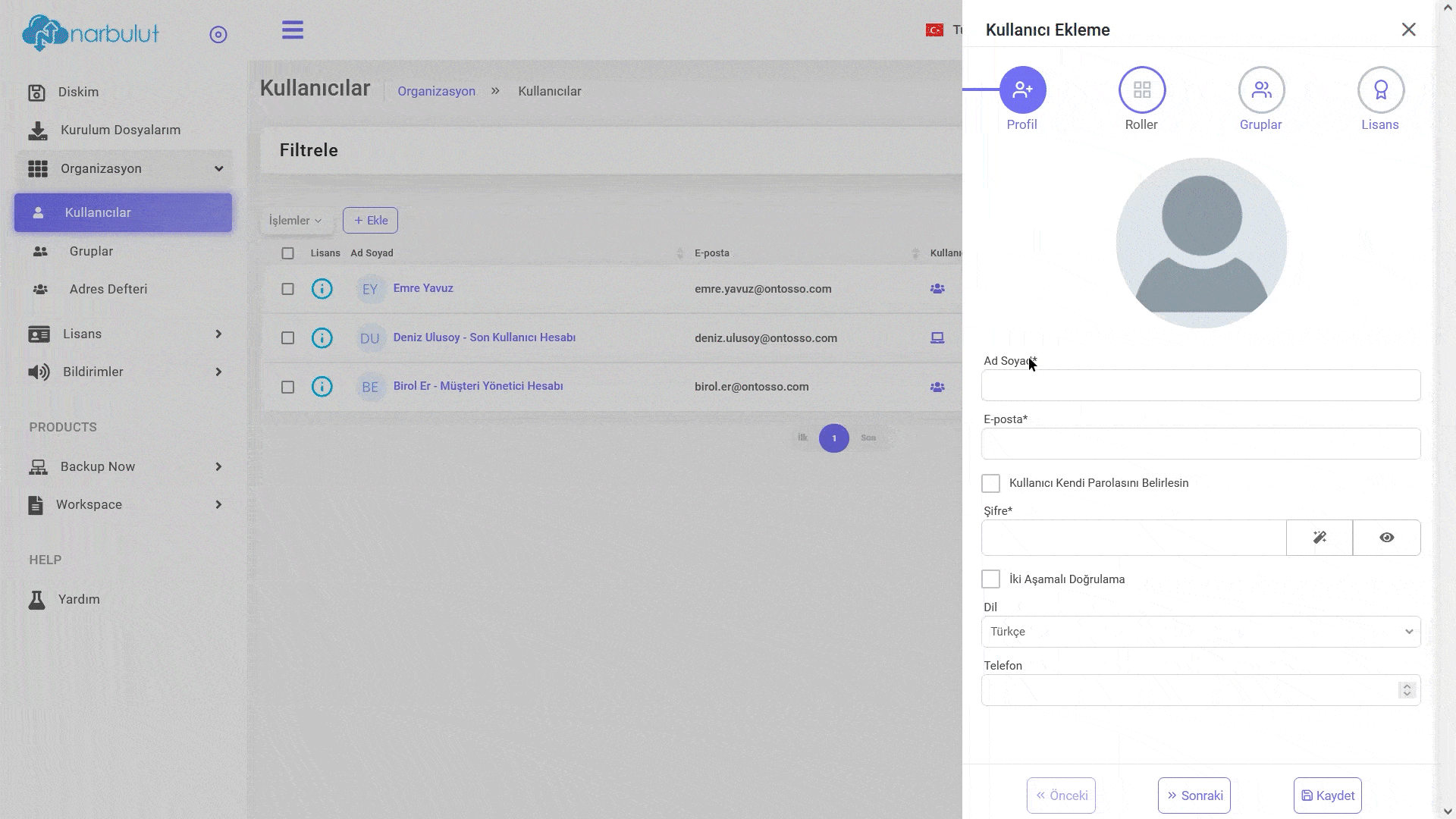 Narbulut Backup Now Yönetici Paneli Başlangıç Kılavuzu - Everything is ...